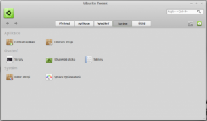Ubuntu Tweak v Linux Mint 15 Olivia – Linux Mint CZ&SK