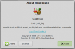 Video transkodér Handbrake 0.9.9 – Linux Mint CZ&SK