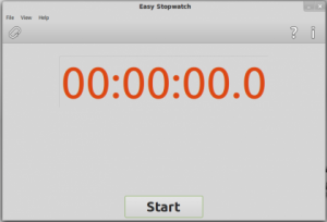 Easy StopWatch – stopky pro Linux Mint – Linux Mint CZ&SK
