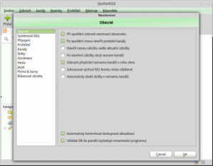 QuiteRSS čtečka v Linux Mintu – Linux Mint CZ&SK
