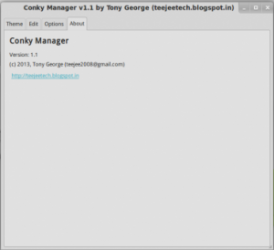Conky Manager – Linux Mint CZ&SK