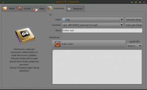 traGtor – GUI pro ffmpeg – Linux Mint CZ&SK