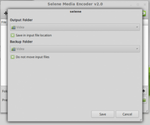 Selene Media Encoder v Linux Mintu – Linux Mint CZ&SK