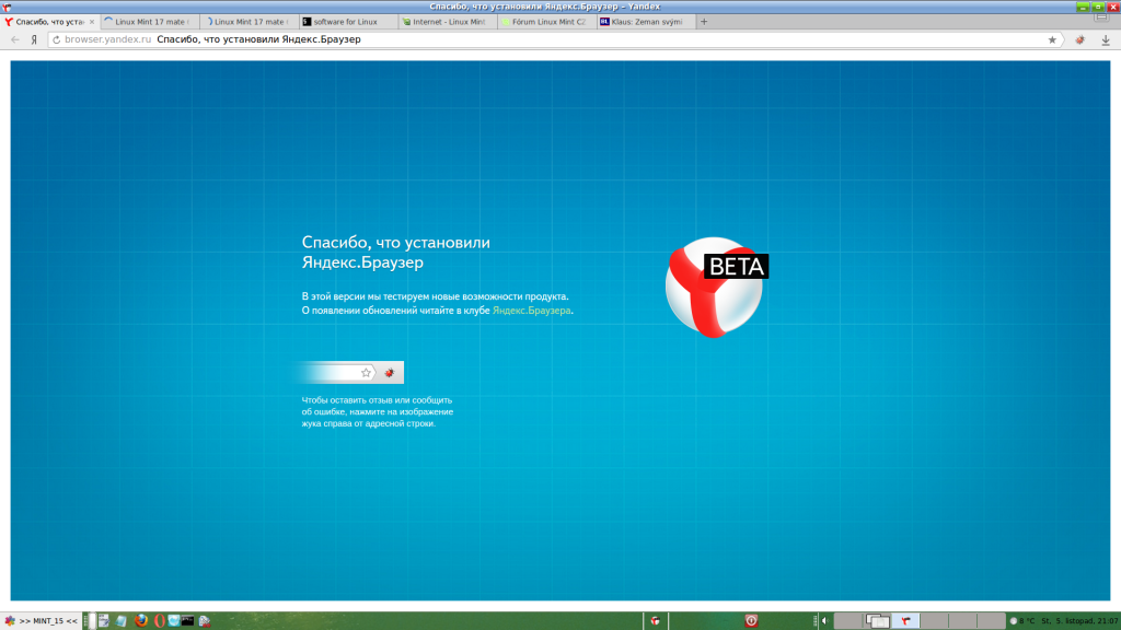 Yandex Browser Linux Mint CZ SK Yandex Browser Linux Mint CZ SK