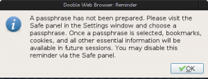 Dooble Web Browser – Linux Mint CZ&SK