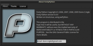 Fonty Python – správa, prohlížení a vyhledávání písma – Linux Mint CZ&SK