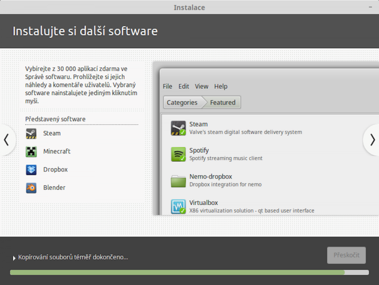 Instalace Linux Mint – 04 – Linux Mint CZ&SK