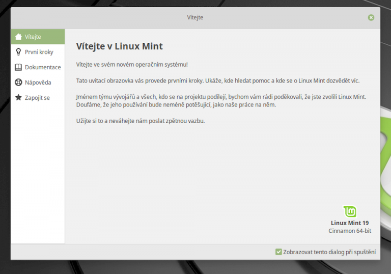 Instalace Linux Mint – 05 – Linux Mint CZ&SK
