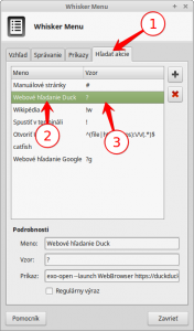 Whisker menu a vyhľadávanie – Linux Mint CZ&SK