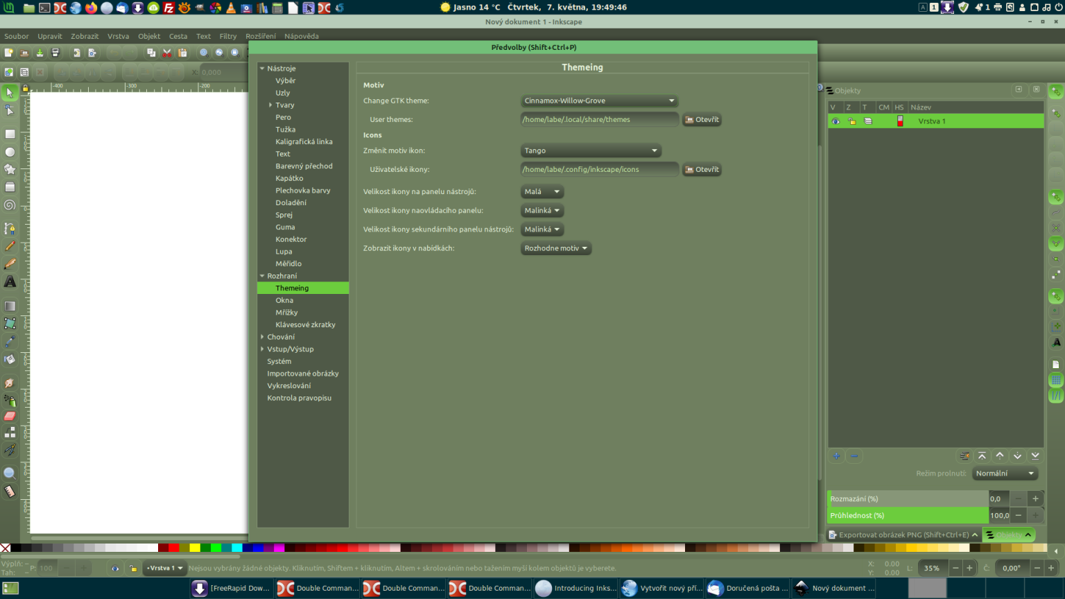 Seriál Inkscape – 00 Inkscape 1.0x – Linux Mint CZ&SK