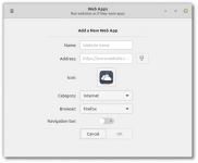 Web App Manager – Linux Mint CZ&SK